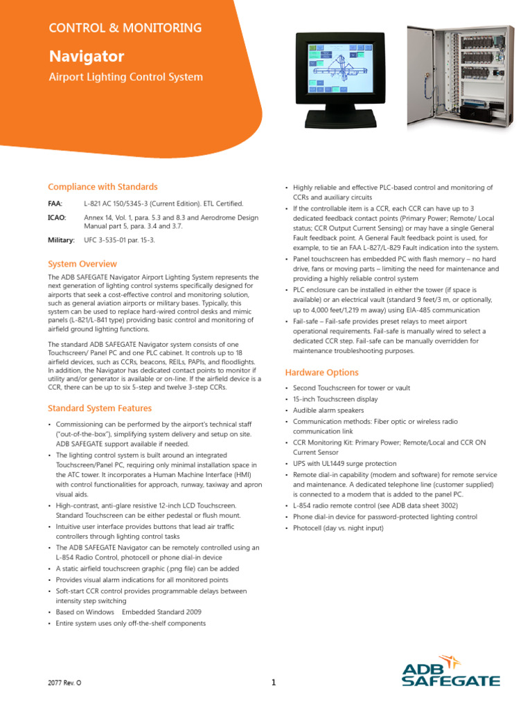 ADB Safegate Navigator System Overview | PDF | Personal Computers ...