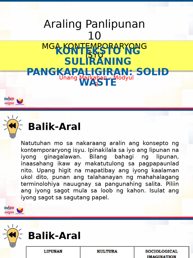 AP 10 Q 1 Week 2 | PDF