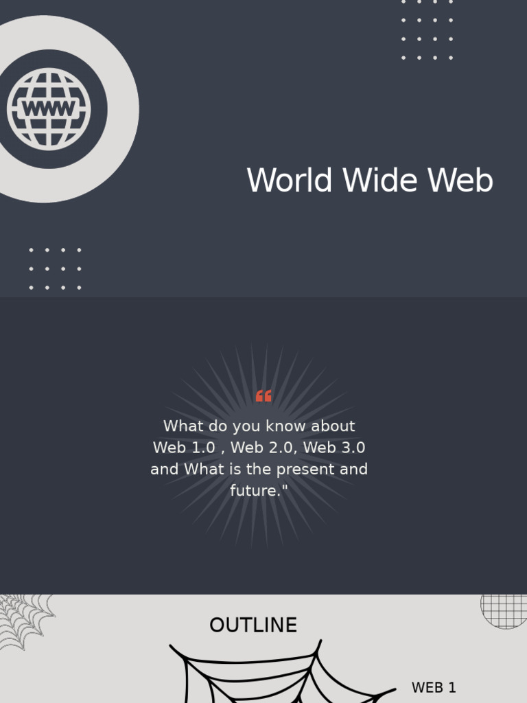 Evolution of the World Wide Web | PDF | World Wide Web | Internet & Web