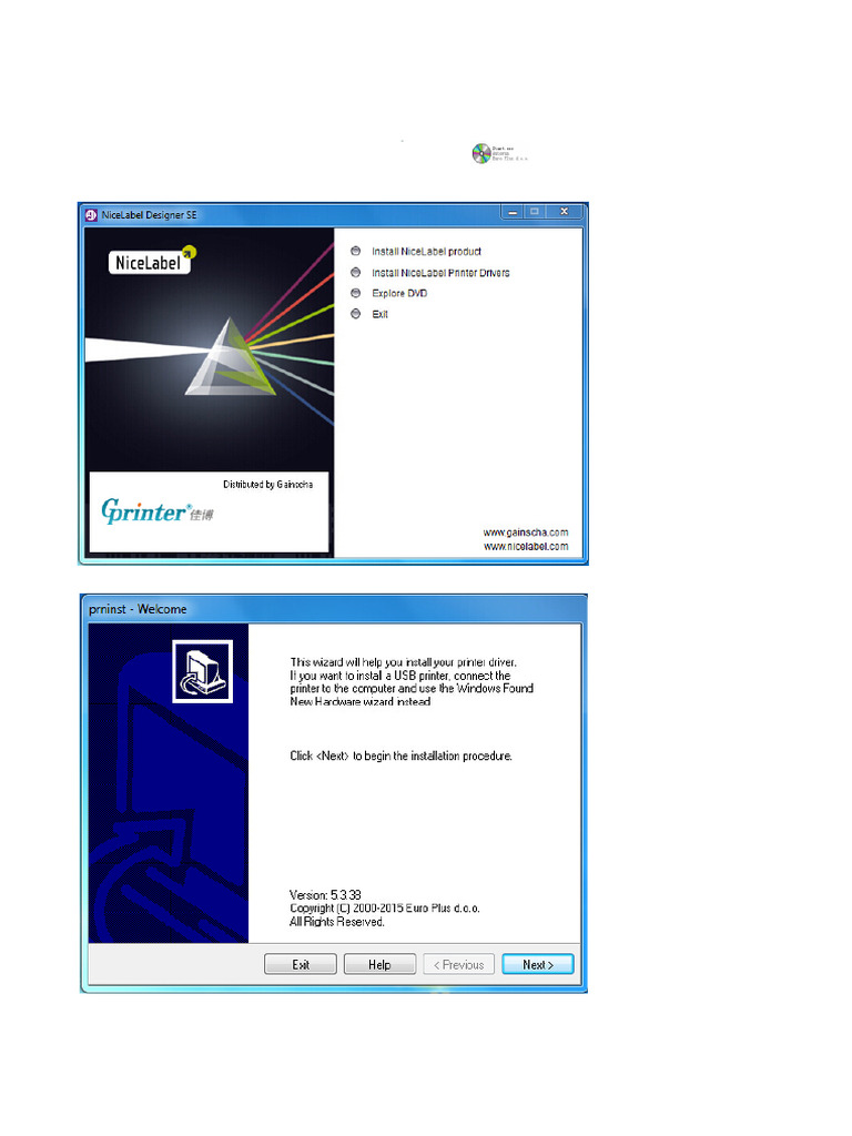 GP Printer Driver Installation Manual .. | PDF | Printer (Computing) | Usb