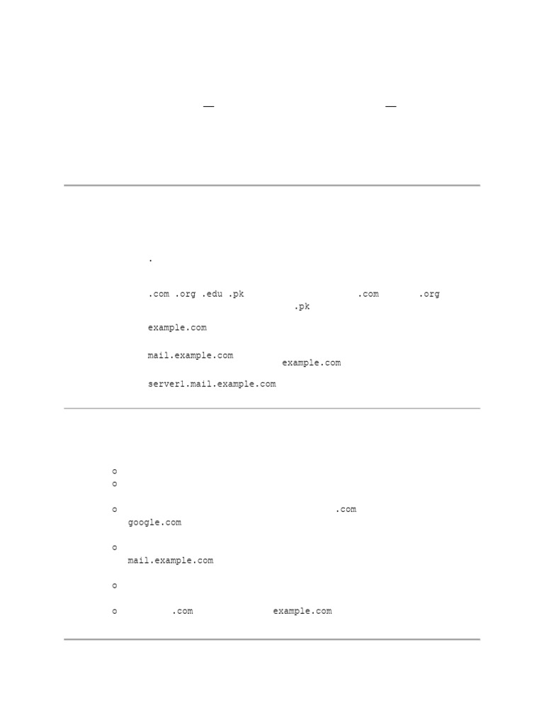 The Distribution of Namespace | PDF