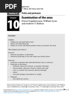 PR Examination Positions and Techniques | PDF | Gastroenterology | Pelvis