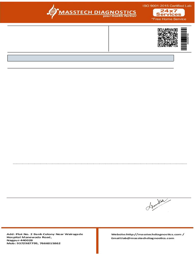 2025 08 01 Mr. Tanmay Ramteke | PDF | White Blood Cell | Clinical Medicine