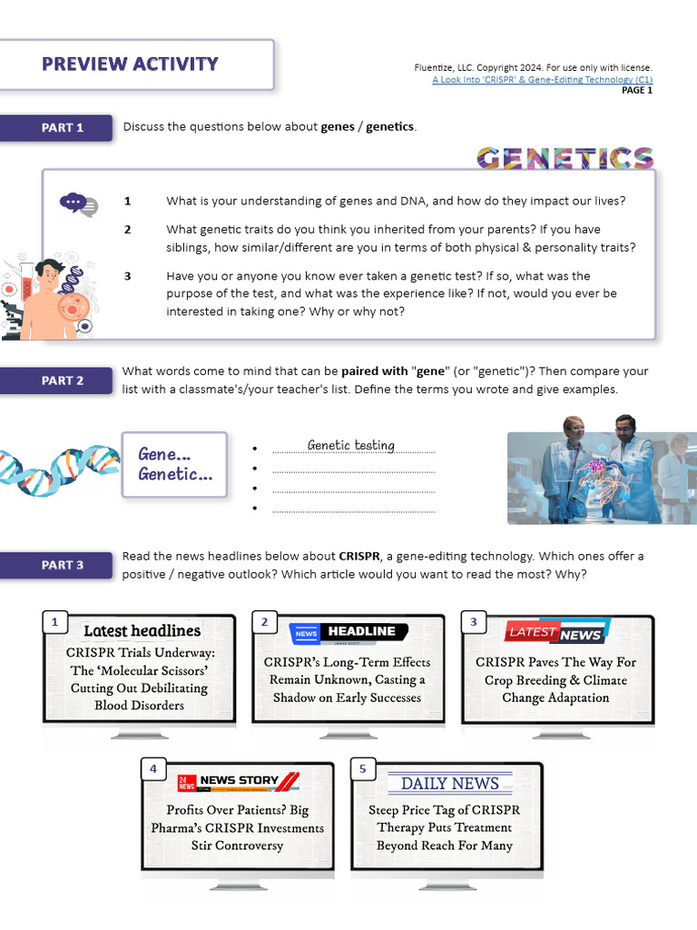 CRISPR Gene-Editing: Ethics & Impact | PDF | Genetic Engineering | Genetics