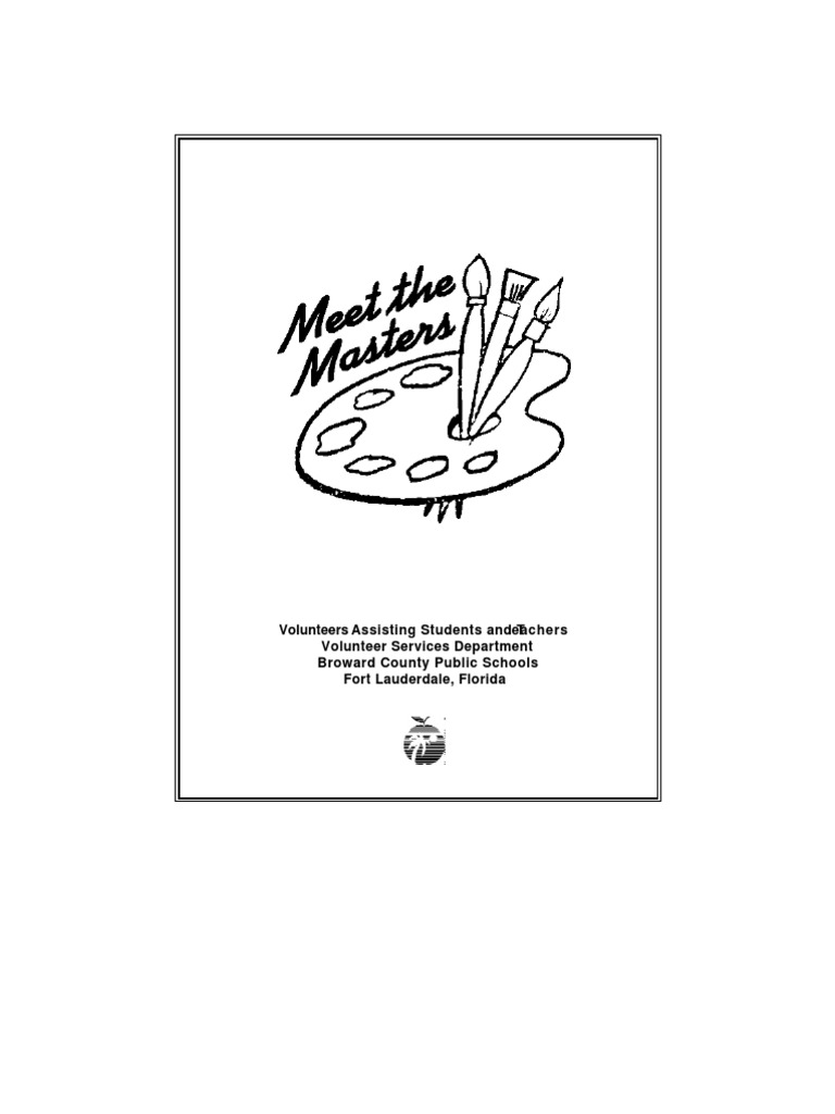 Meet The Masters Program Manual | PDF | Paintings | Pierre Auguste Renoir