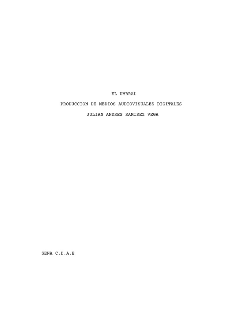 Script My Project | PDF