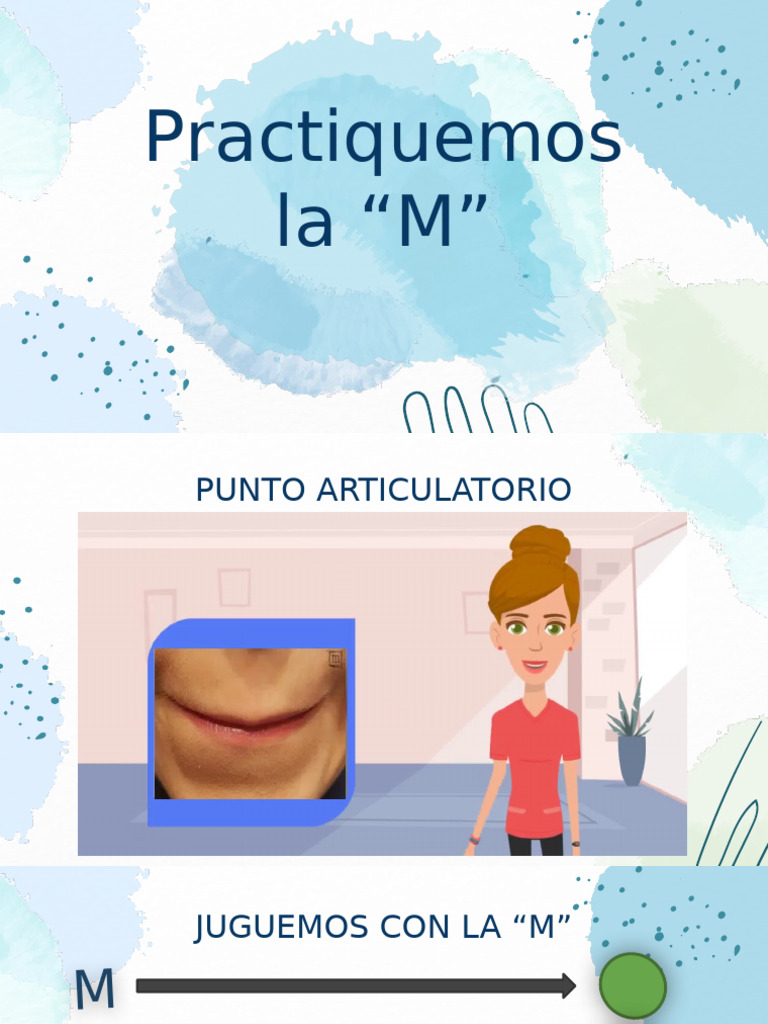 Ejercicios de Articulación con la "M" | PDF