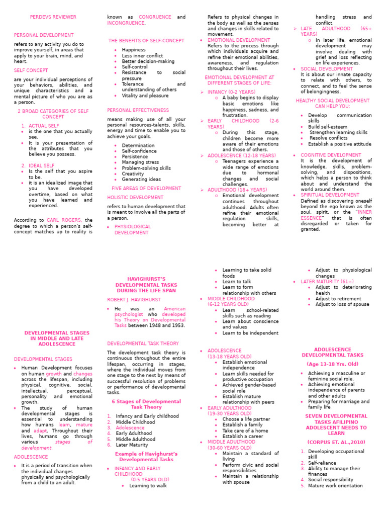 Understanding Personal Development Stages | PDF | Stress (Biology ...