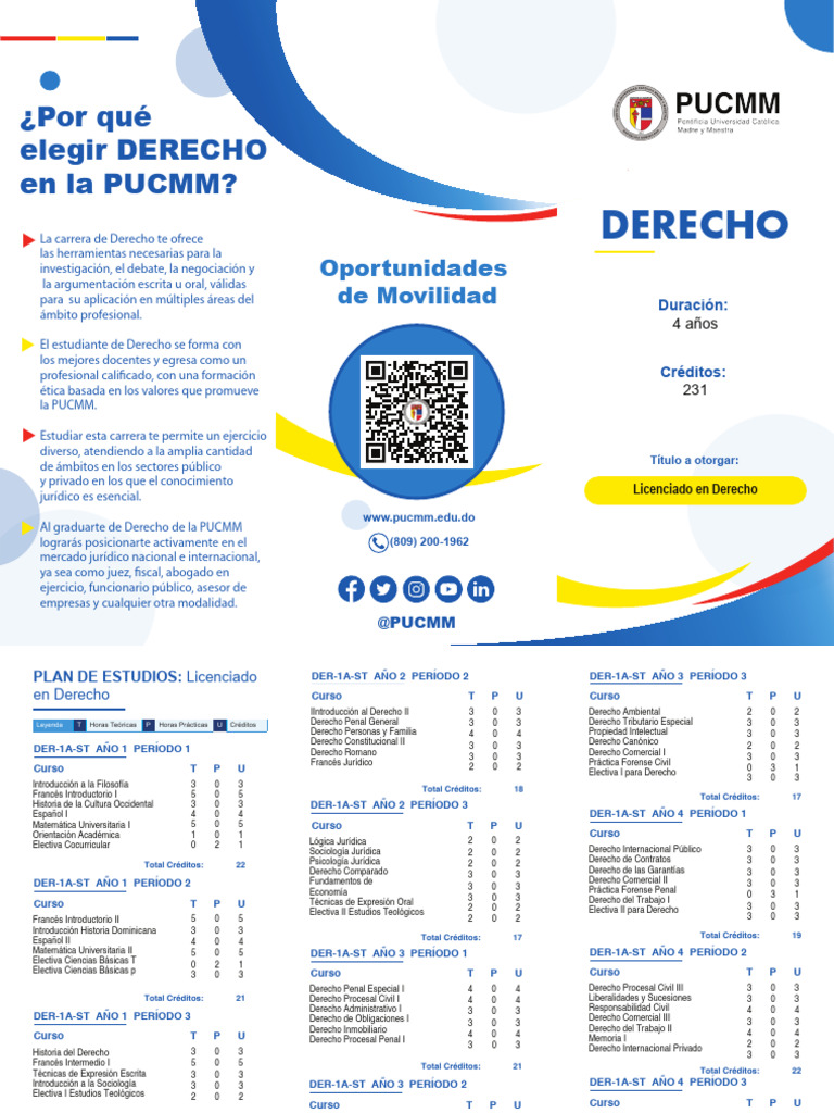 Pensum Derecho 2025 | PDF | Justicia | Crimen y violencia