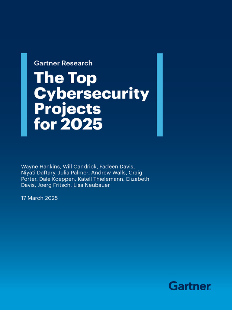 Top Cybersecurity Projects 2025 | PDF | Computer Security | Security