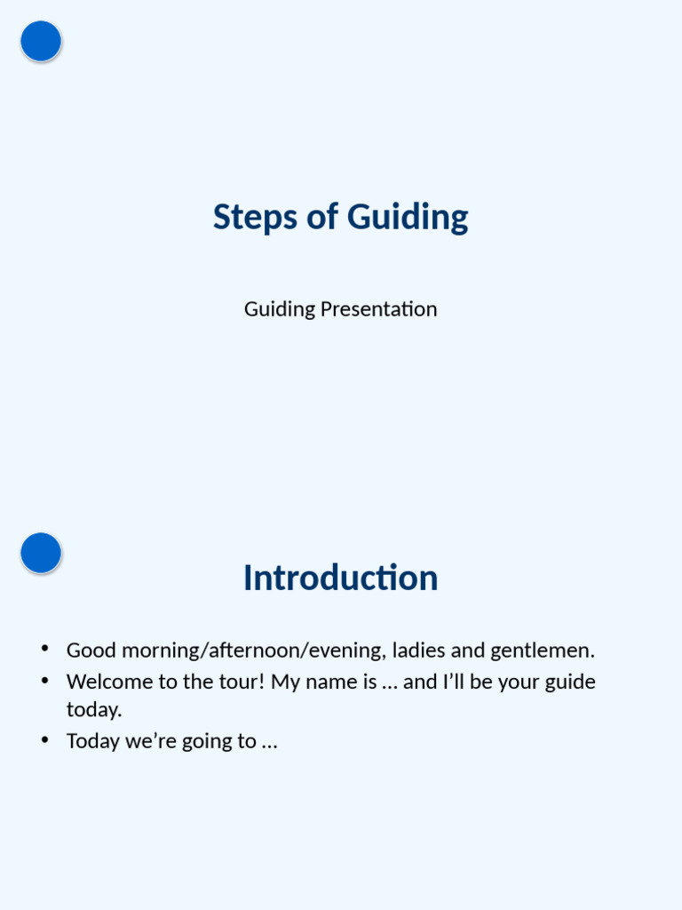 Steps of Guiding Styled | PDF