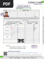 Individual PFT Clearance Card | PDF | Medicine | Clinical Medicine