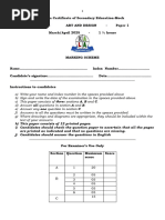 Class5 - Drawing - Final Question - Paper | PDF