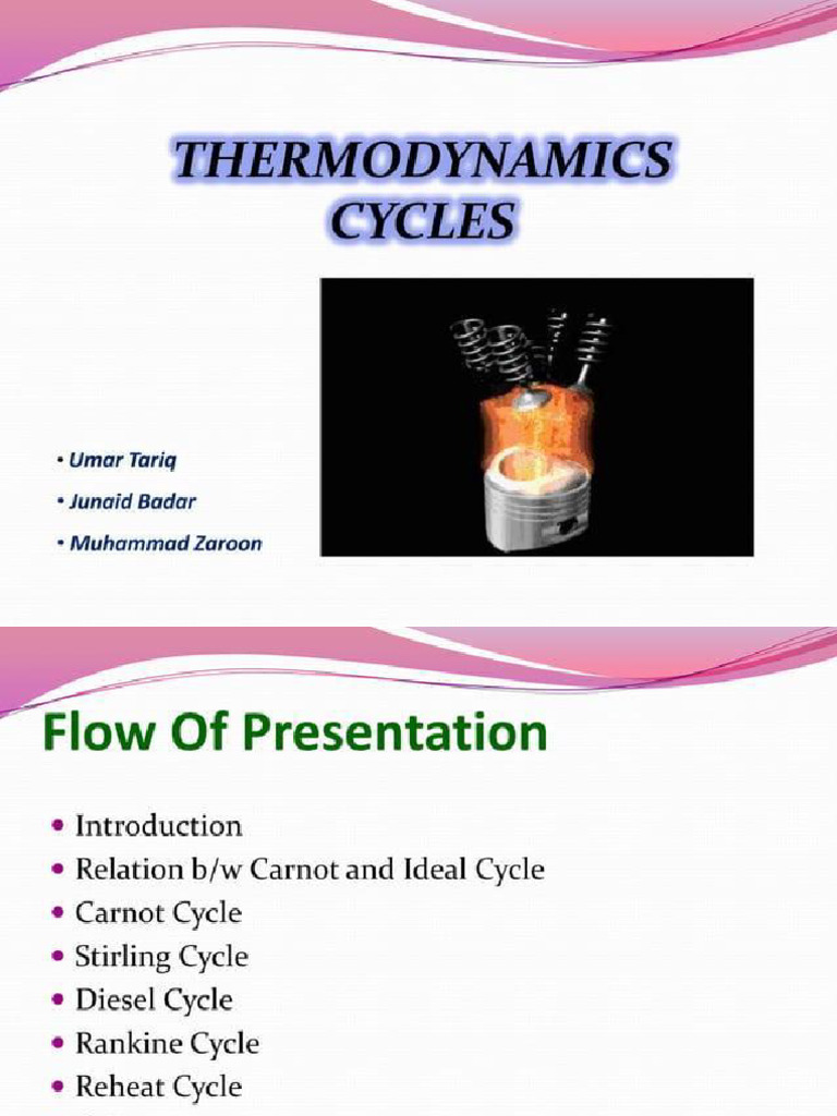 Thermodynamic Cycle | PDF