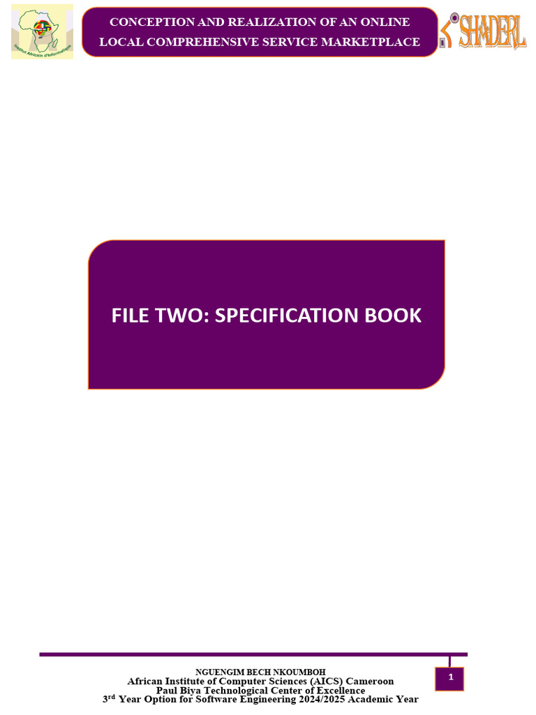 Online Local Service Marketplace Project | PDF | Software | Computer ...