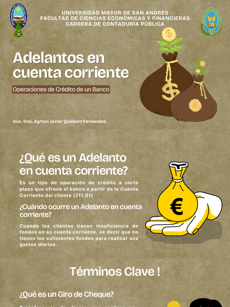 Adelantos en Cta Cte | PDF | Bancos | Cuenta de transacción