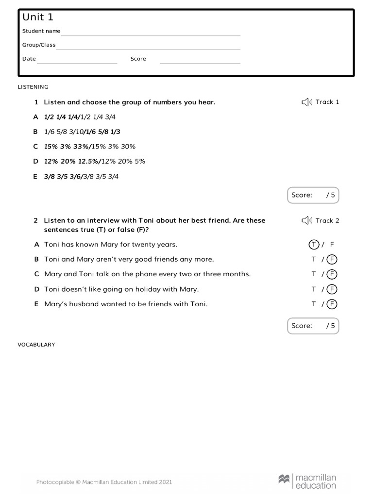 Unit 1 - Resposta | PDF