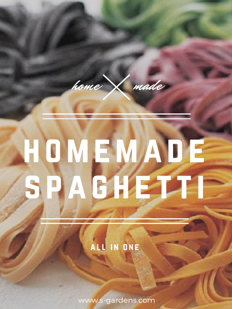 Home Made Spaghetti | PDF