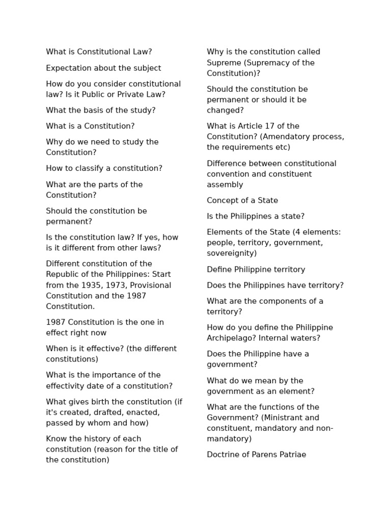 Understanding Constitutional Law Basics | PDF | Sovereignty | Constitution