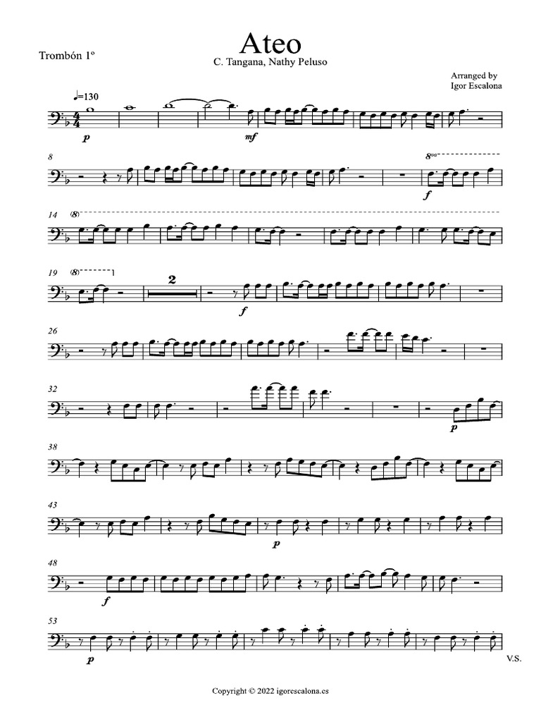 Ateo trombón 1º | PDF
