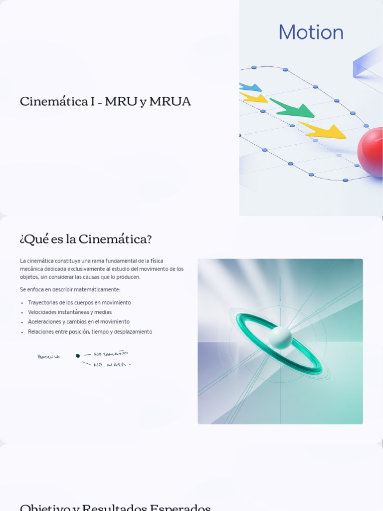 AU 07 06 Cinematica I MRU y MRUA - pt01 | PDF | Cinemática | Velocidad