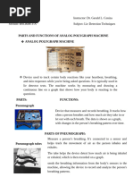 Parts and Functions of Polygraph Machine and Its Attachment | PDF ...