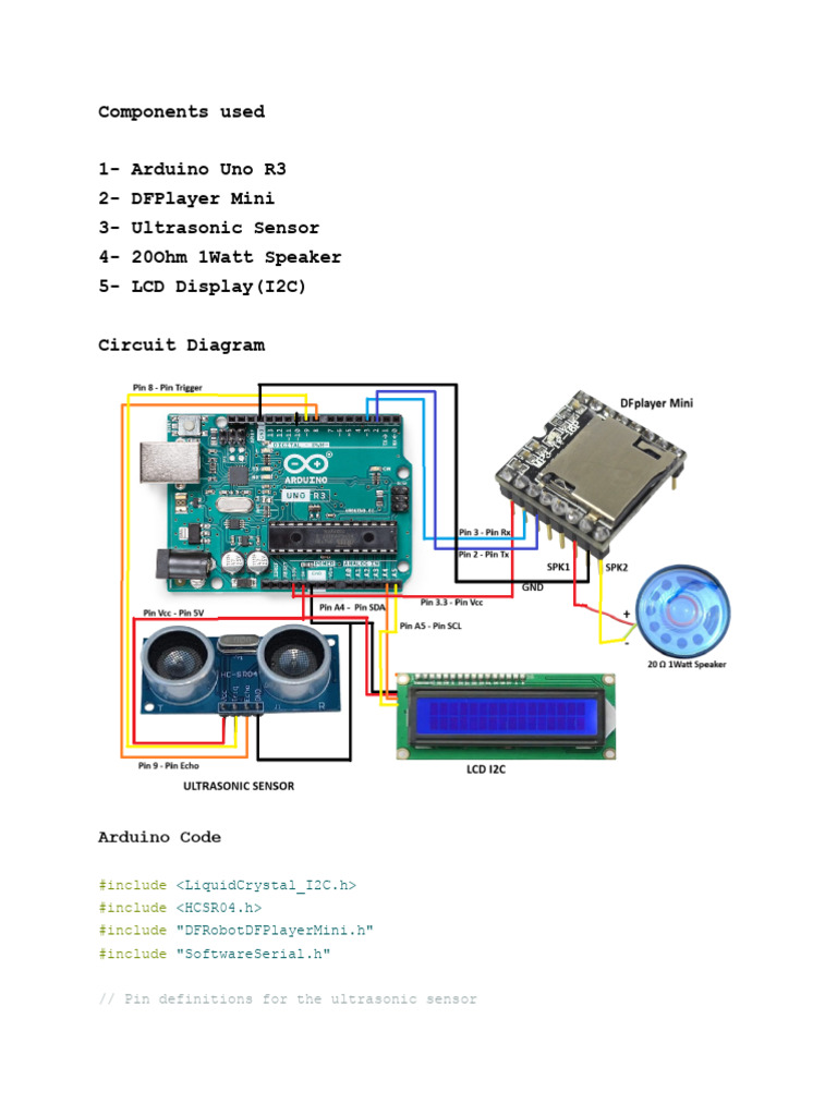 Arduino Code For - Water Level Measurement With Audio - Arduino ...