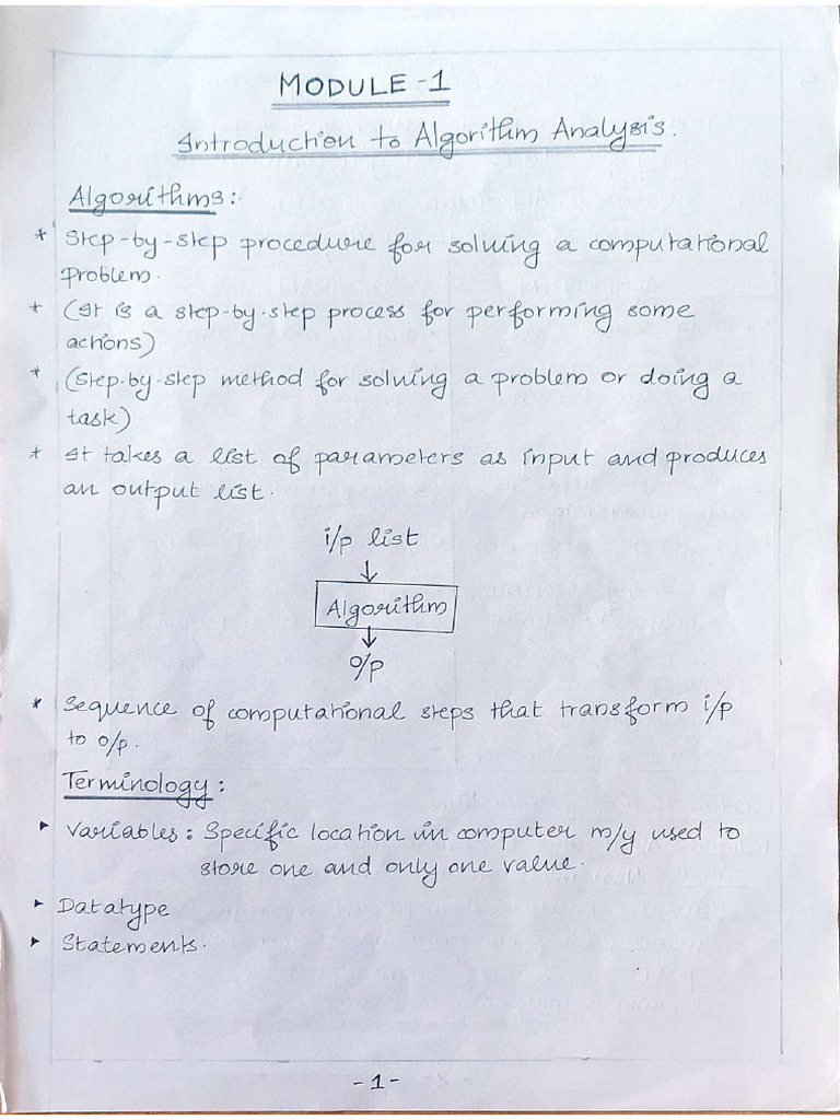 Module 1 - Part 1 | PDF