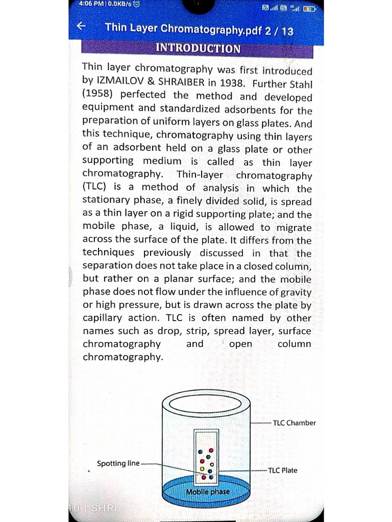 TLC | PDF