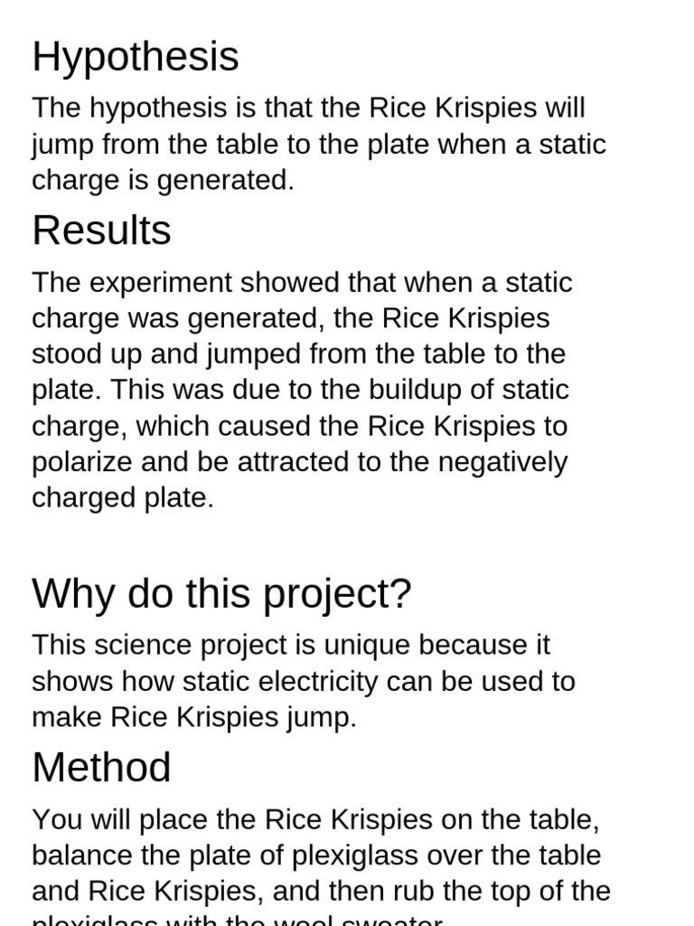 jumping rice krispies | PDF