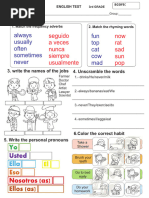 CURSIVE WRITING Grade 3 | PDF