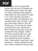 My Dear Arthur Letter From Mary | PDF