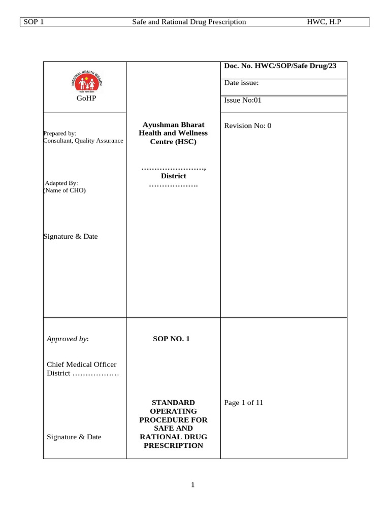 SOP 9 Referral Policy HWC | PDF | Medical Prescription | Ambulance