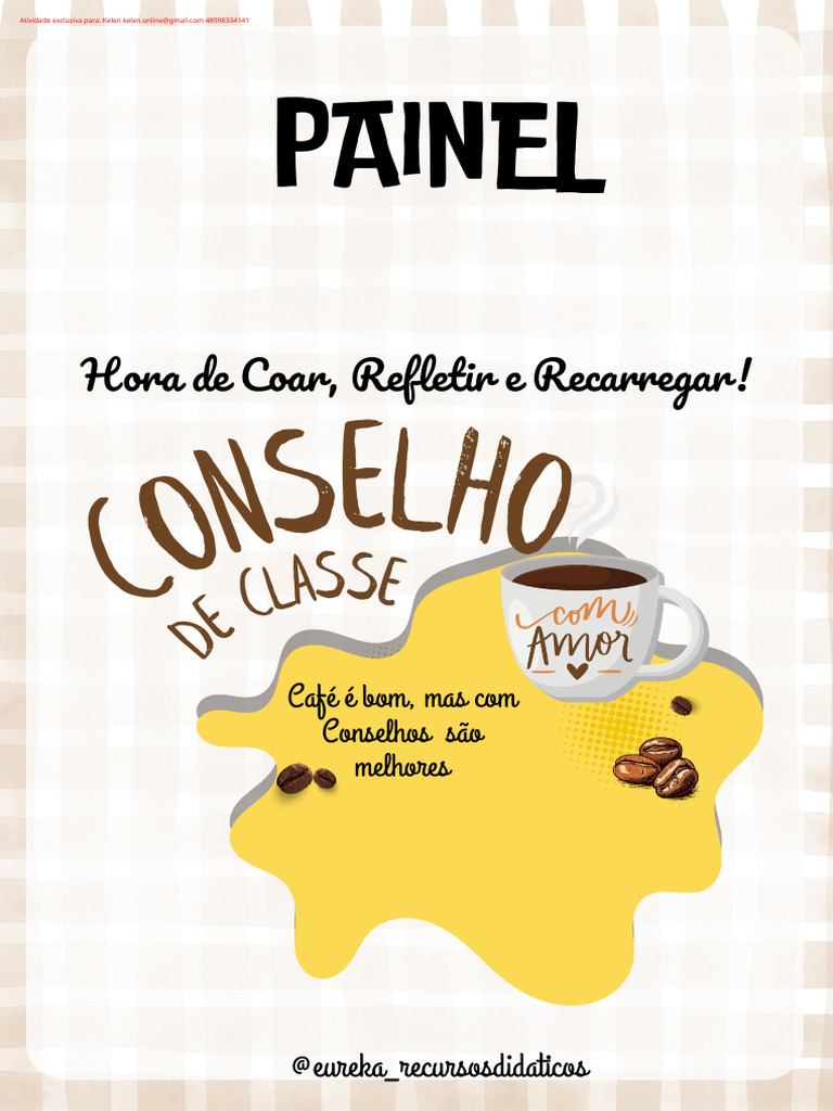 Painel para Conselho de Classe Educacional | PDF | Pedagogia | Aprendizado
