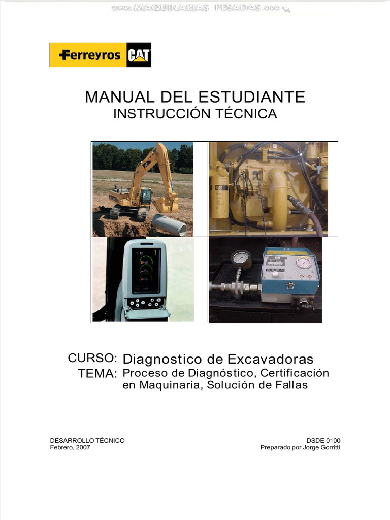 Fdocuments - in Manual Diagnostico Excavadoras Hidraulicas Caterpillar Estrategias Esquemas ...