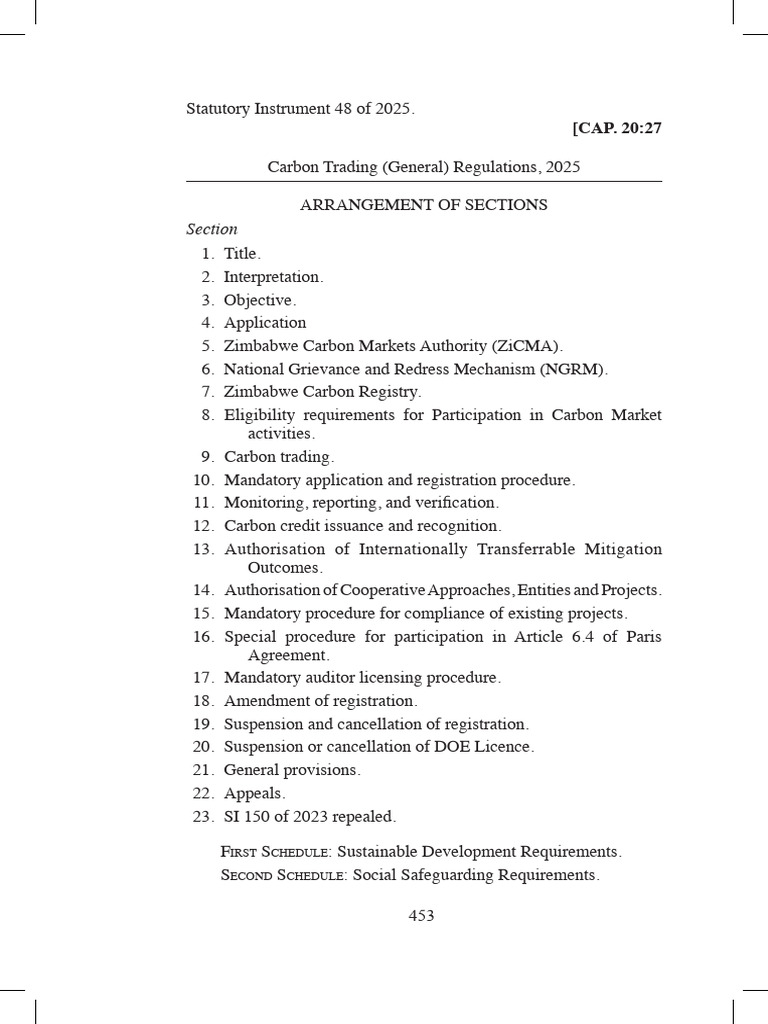 Carbon Trading Regulations 2025 | PDF | Greenhouse Gas | Climate Change ...