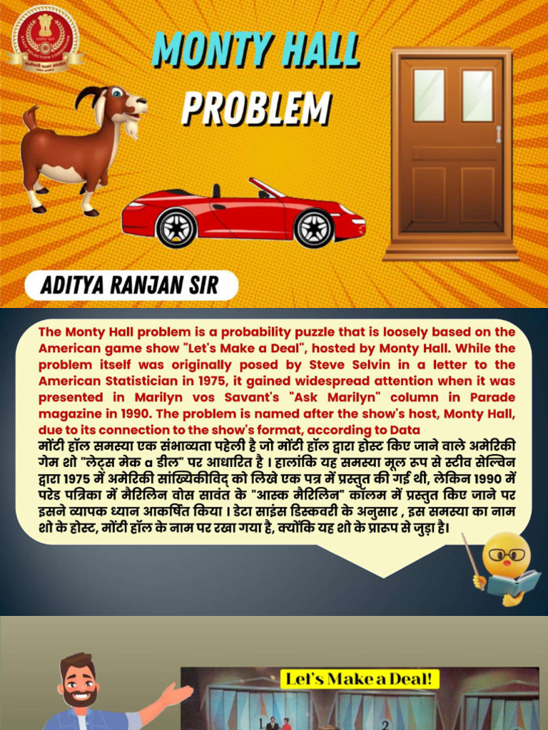 SSC New Pattern Concept (Monty Hall Problems) | PDF