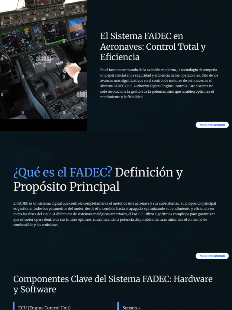 El Sistema FADEC en Aeronaves Control Total y Eficiencia | PDF | Ingeniería de Sistemas ...