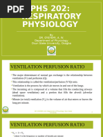 Comparison of Inspired Alveolar and Expired Air | PDF