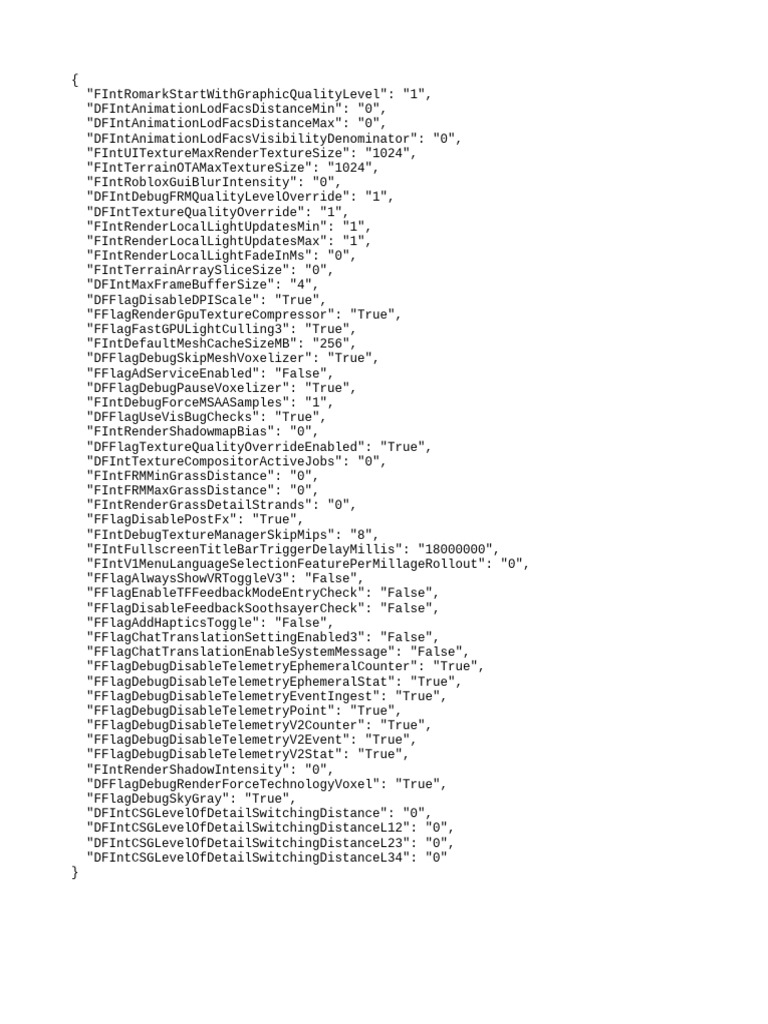 Fastflags (Potato Graphics) | PDF