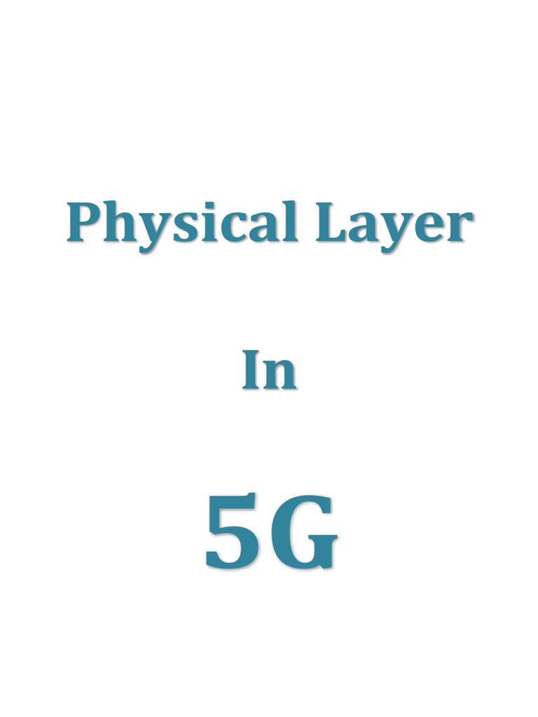 5G PHY Layer | PDF