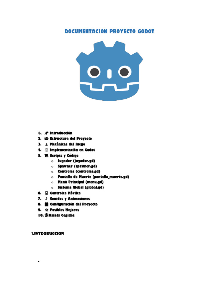 Documentacion Proyecto Godot | PDF | Android (sistema operativo ...