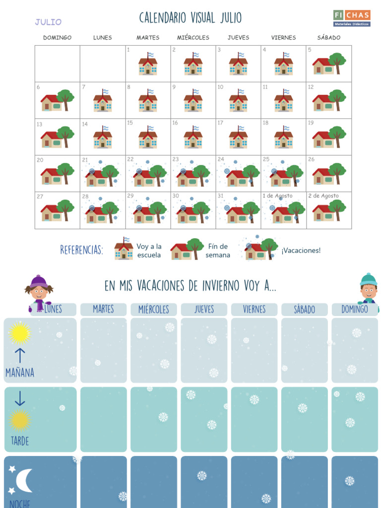 Actividades para Vacaciones de Invierno | PDF