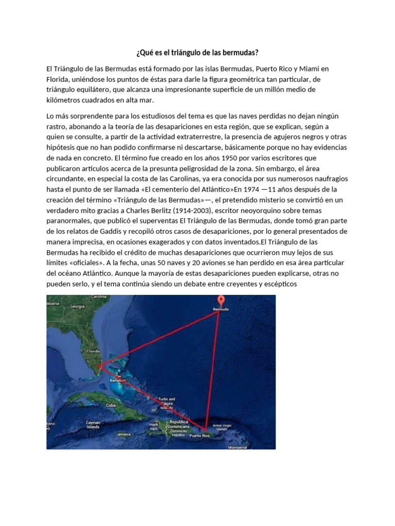 Triangulo de Las Bermudas | PDF