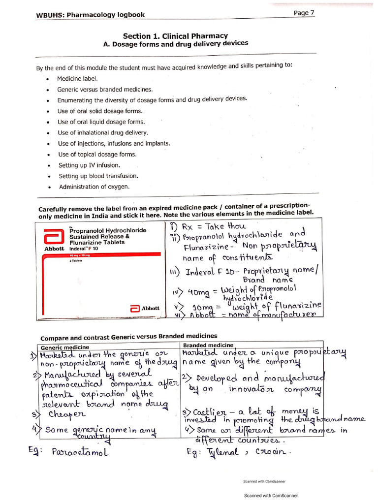 Pharma Log Book Write Up | PDF