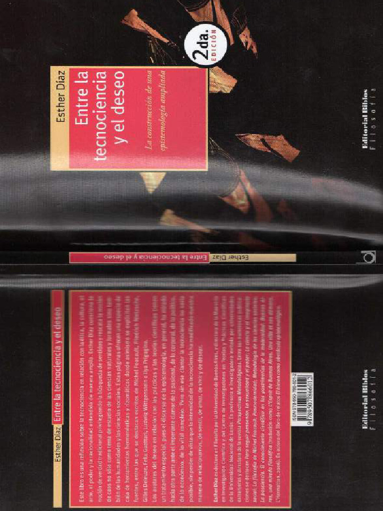 Esther Diaz - Entre La Tecnociencia y El Deseo | PDF
