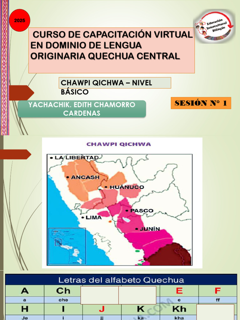 Curso Virtual de Quechua Central Básico | PDF