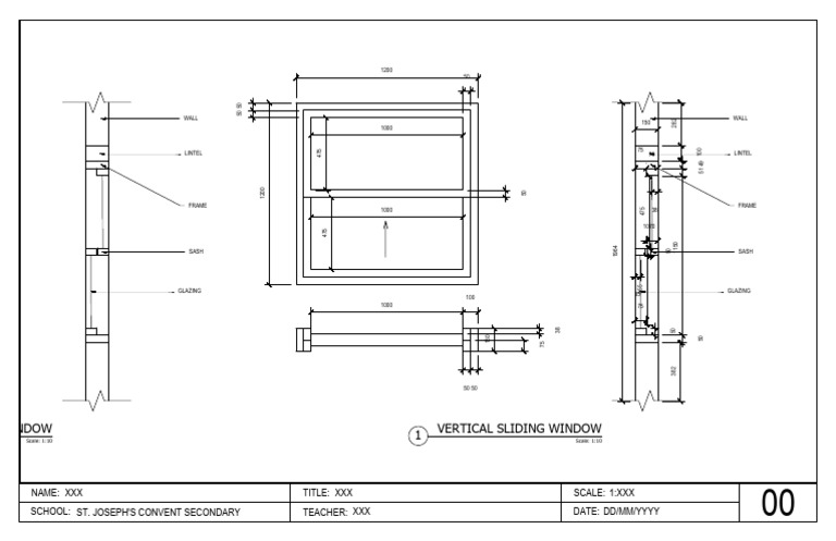 Vertical Sliding Window Dimensions | PDF | Window | Optical Materials