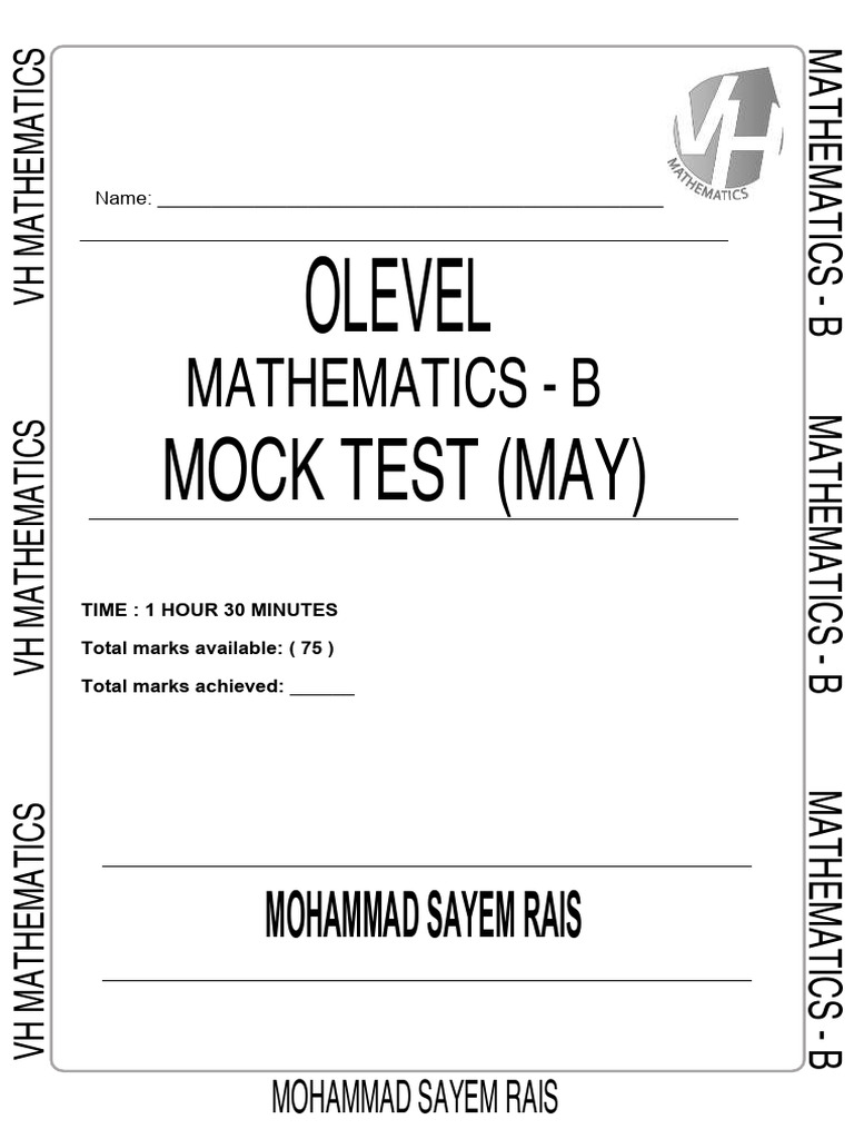 Igcse Olevel Mathematics B Statistics and Calculus | PDF | Mean ...