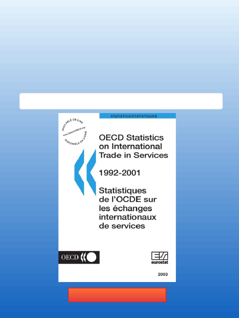 Oecd statistics on international trade in services 2003 edition Oecd ...